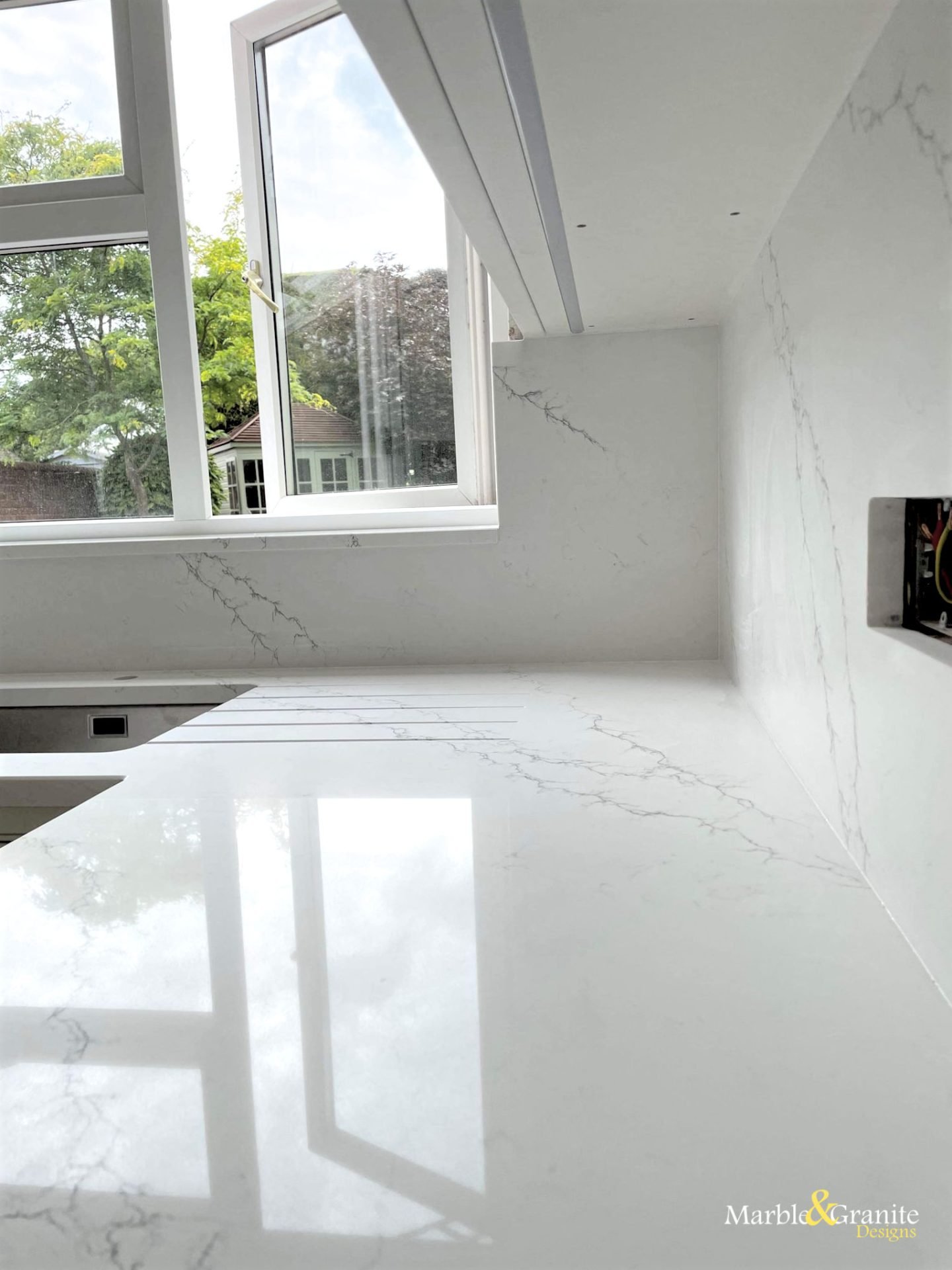 Quartz Marble Worktops Installation Ledbury • Marble & Granite Designs Ltd