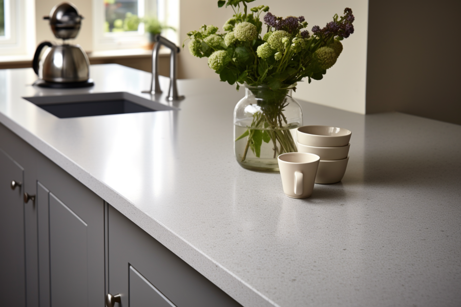 Quartz Worktops Herefordshire | Supply, Template, Fit • MGD
