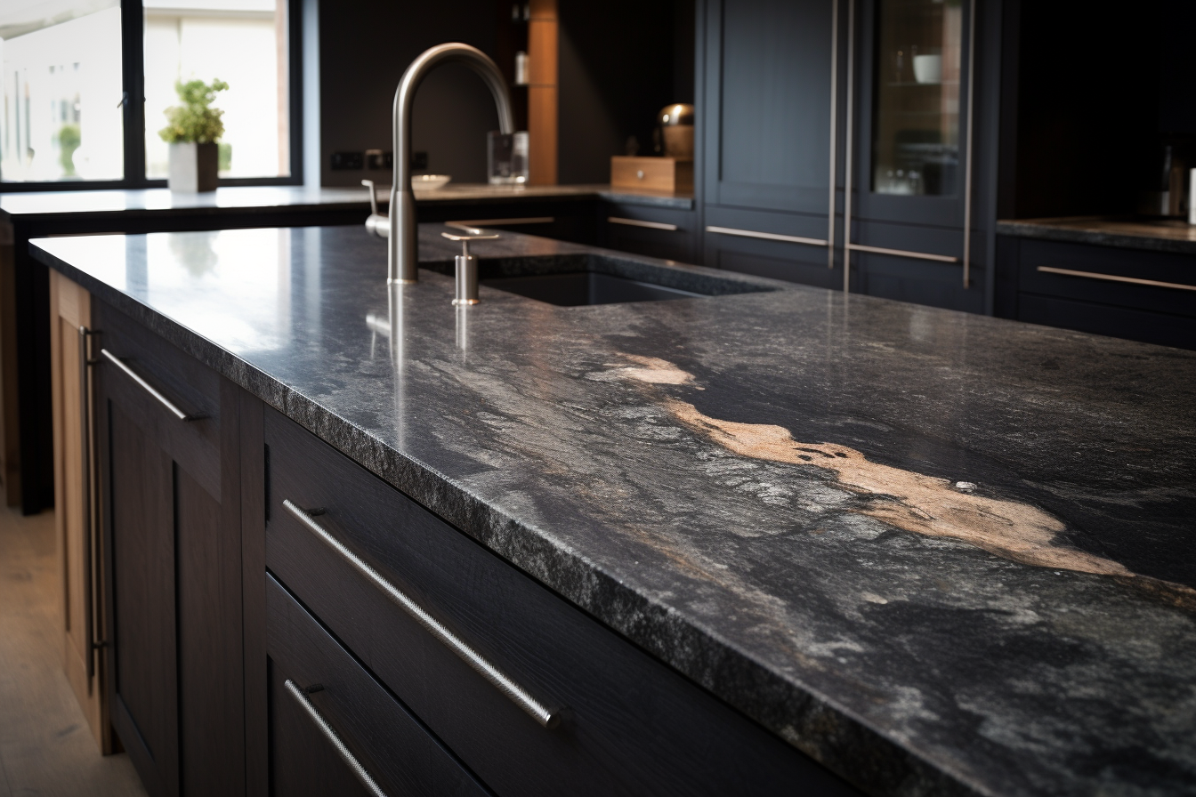 Elevate Your Kitchen with Dark Granite Worktops • Marble & Granite ...
