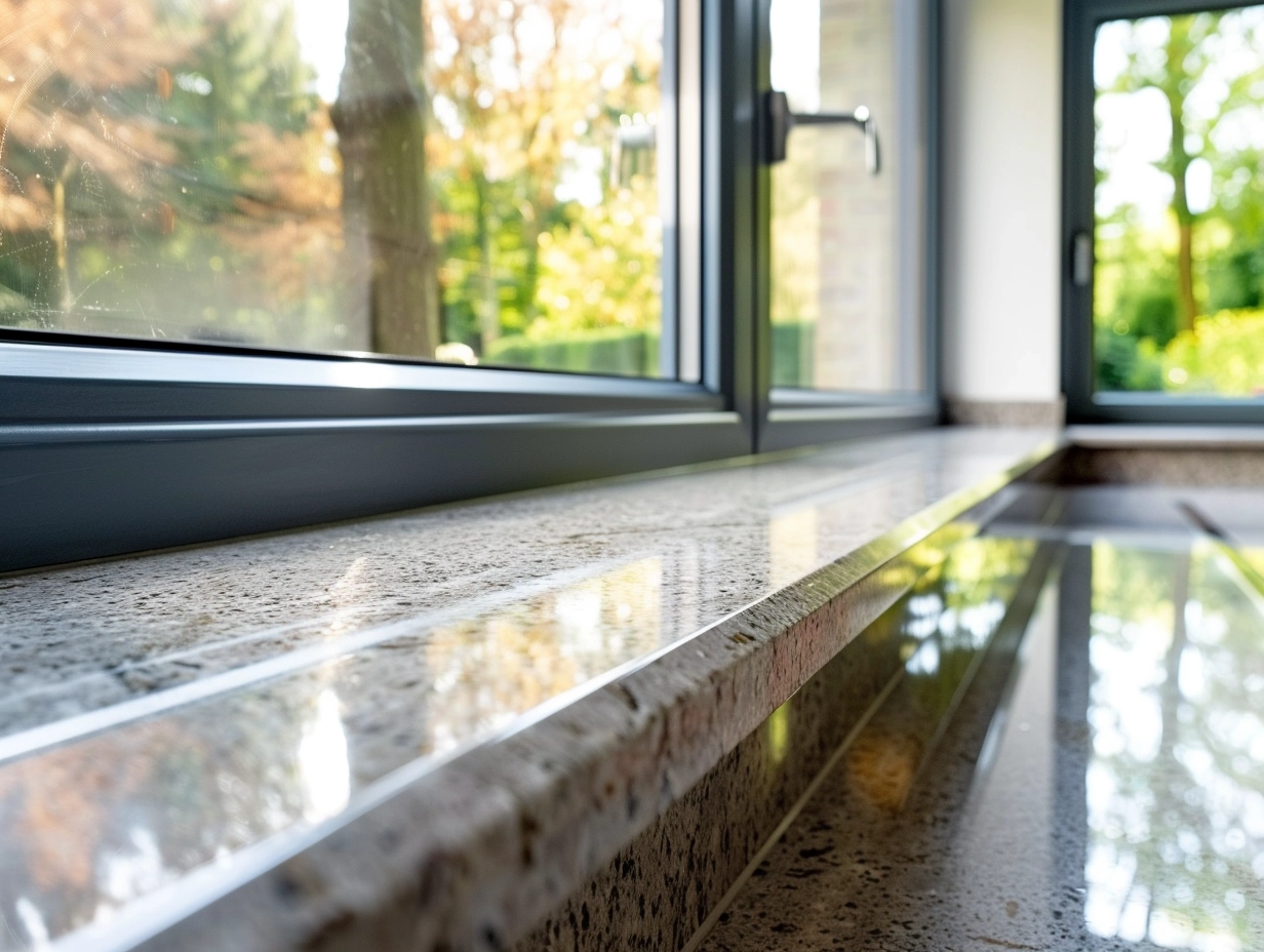 Top Stone Kitchen Window Sills • Marble & Granite Designs Ltd