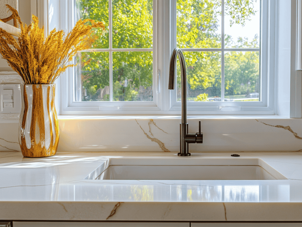 Top Stone Kitchen Window Sills • Marble & Granite Designs Ltd