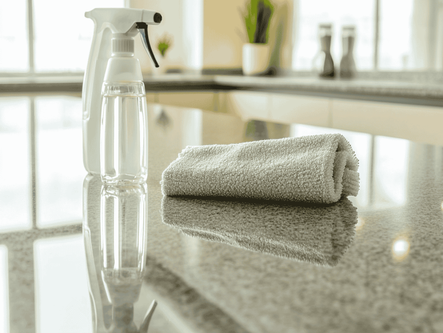 Granite Worktop Care: Clean, Protect & Shine Effortlessly • Marble ...